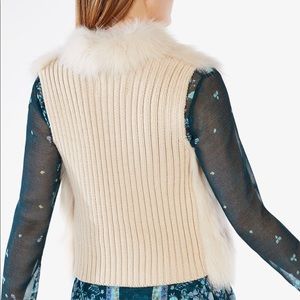 BCBG | Jackets & Coats | Bcbgmaxazria Fur Vest | Poshmark